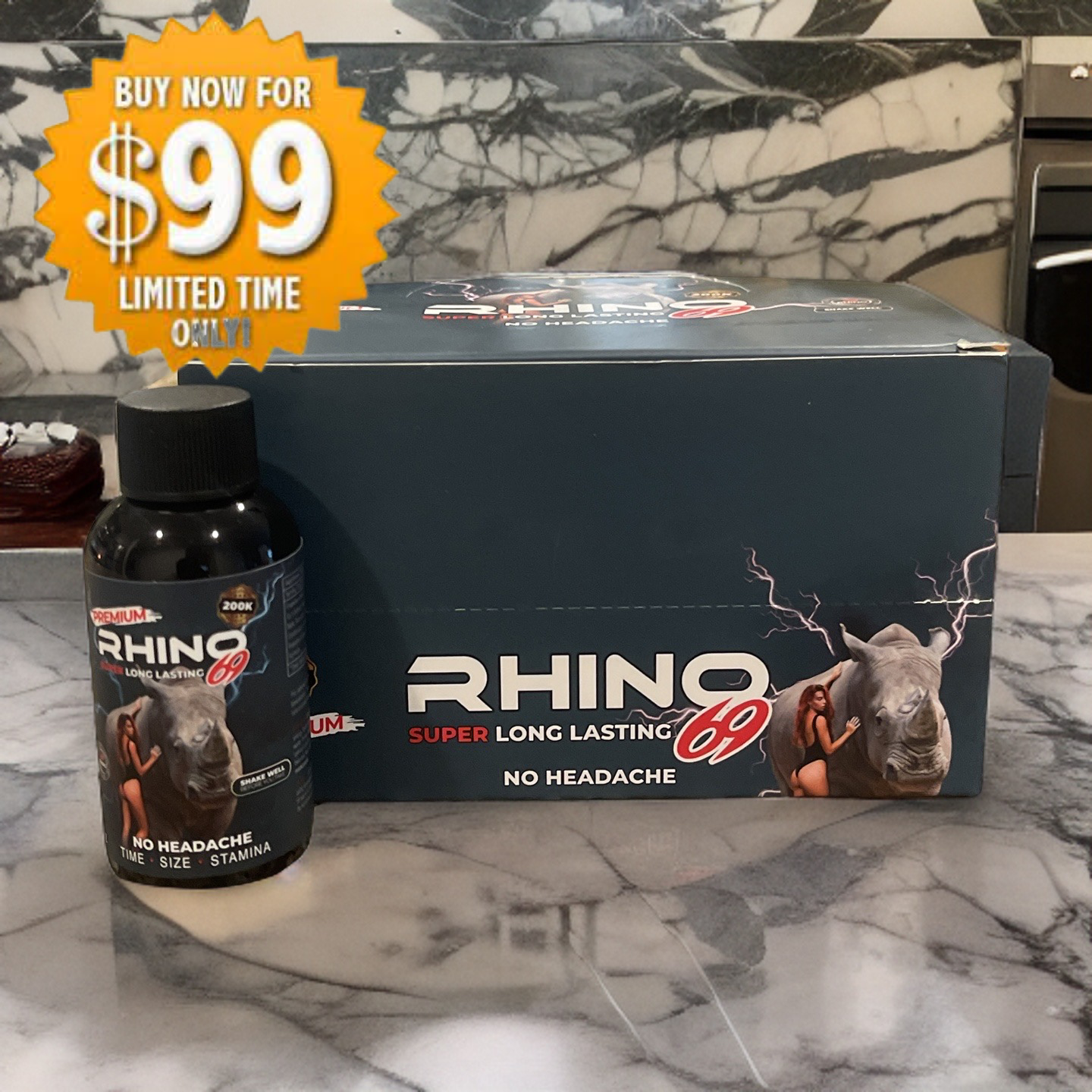 Premium RHINO 200k (full box 12 bottles) – Rhinoextreme