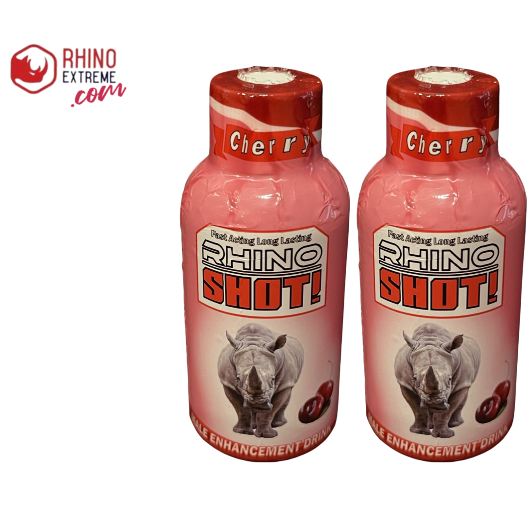 4pc Flavor Raspberry Rhino Shot | Rhino New Energy Shot | Rhinoextreme