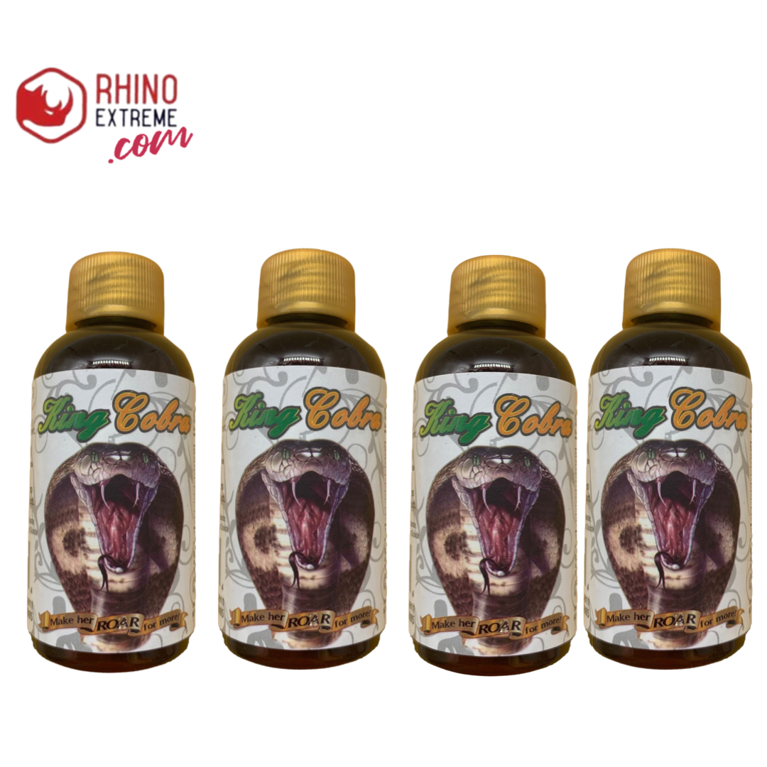 4 Pack King Cobra Liquid Shots | King Cobra Liquid Shot | Rhinoextreme