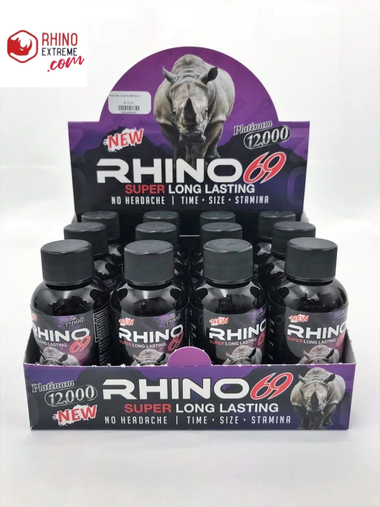 4 Pack Rhino 69 Extra Platinum Liquid Shots | Rhino 69 | Rhinoextreme